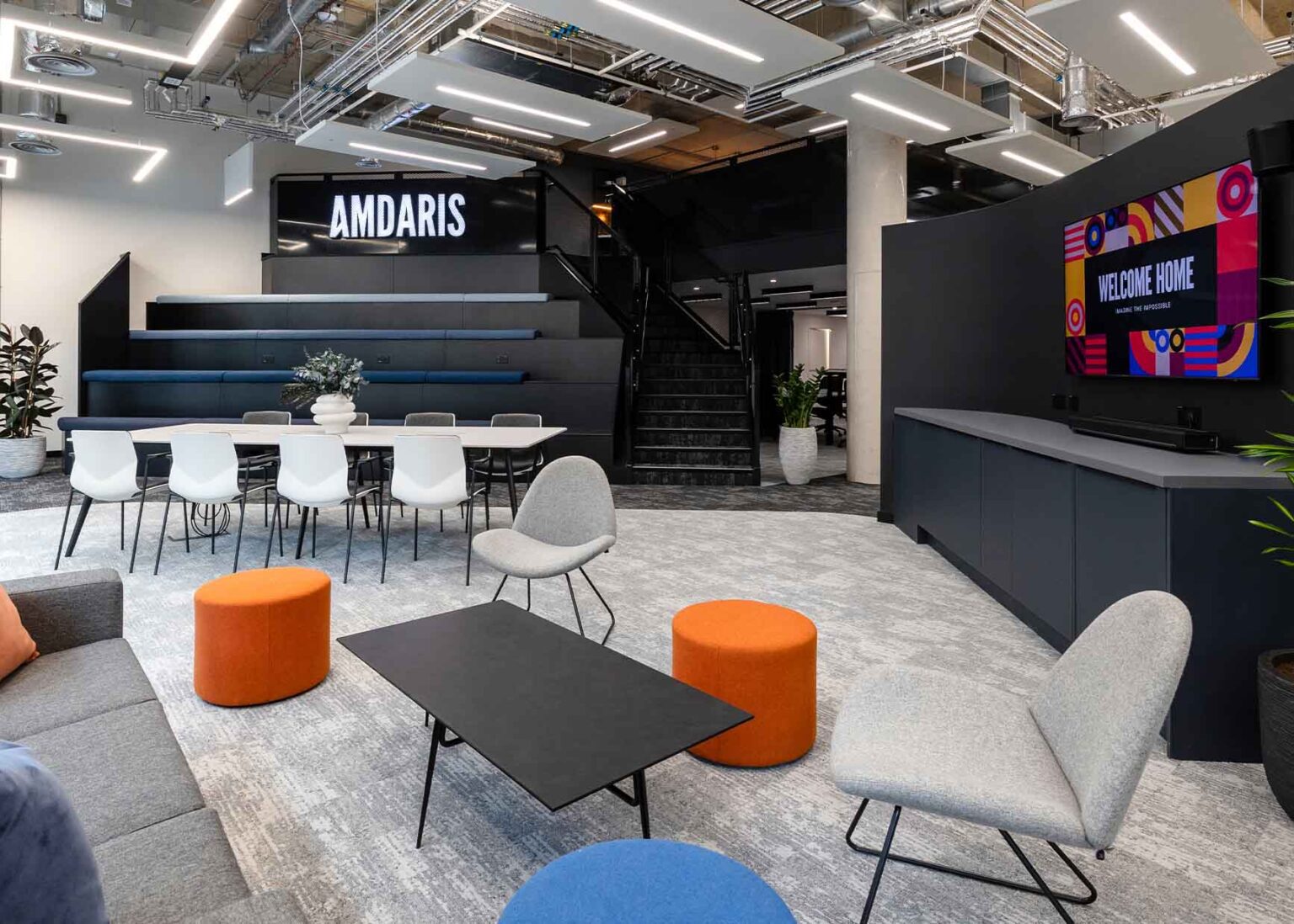 Amdaris Office Design and Build Case Study | Interaction